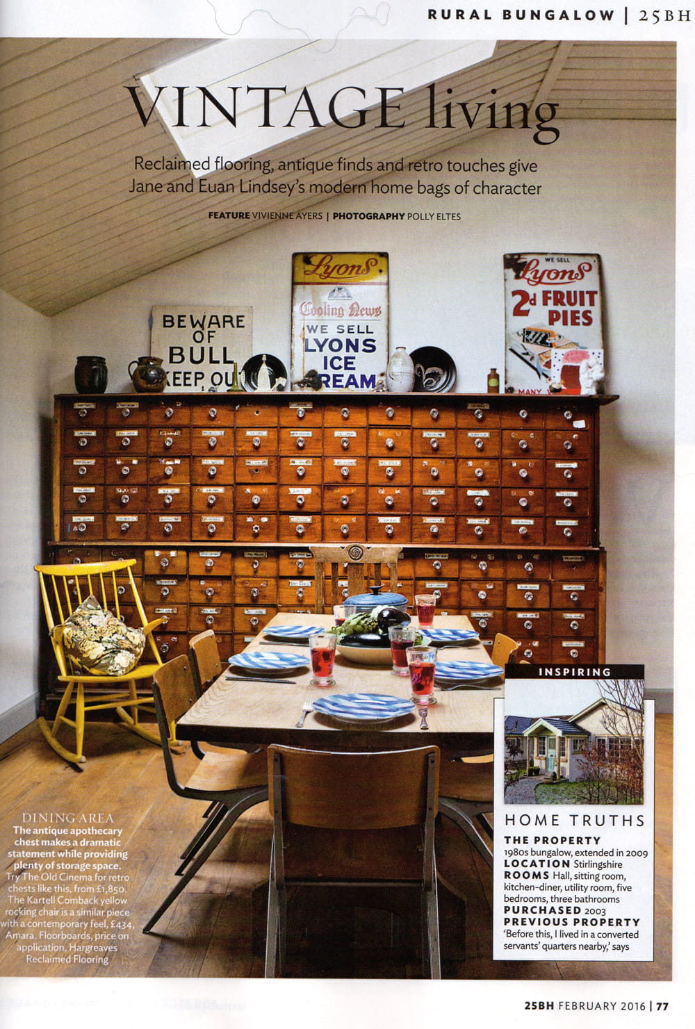 Jane's house is in 25 Beautiful Homes magazine this month! | Snapdragon ...