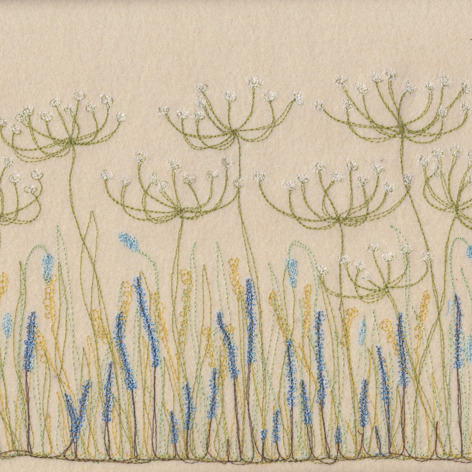 Cow parsley freehand embroidery | Snapdragon Life