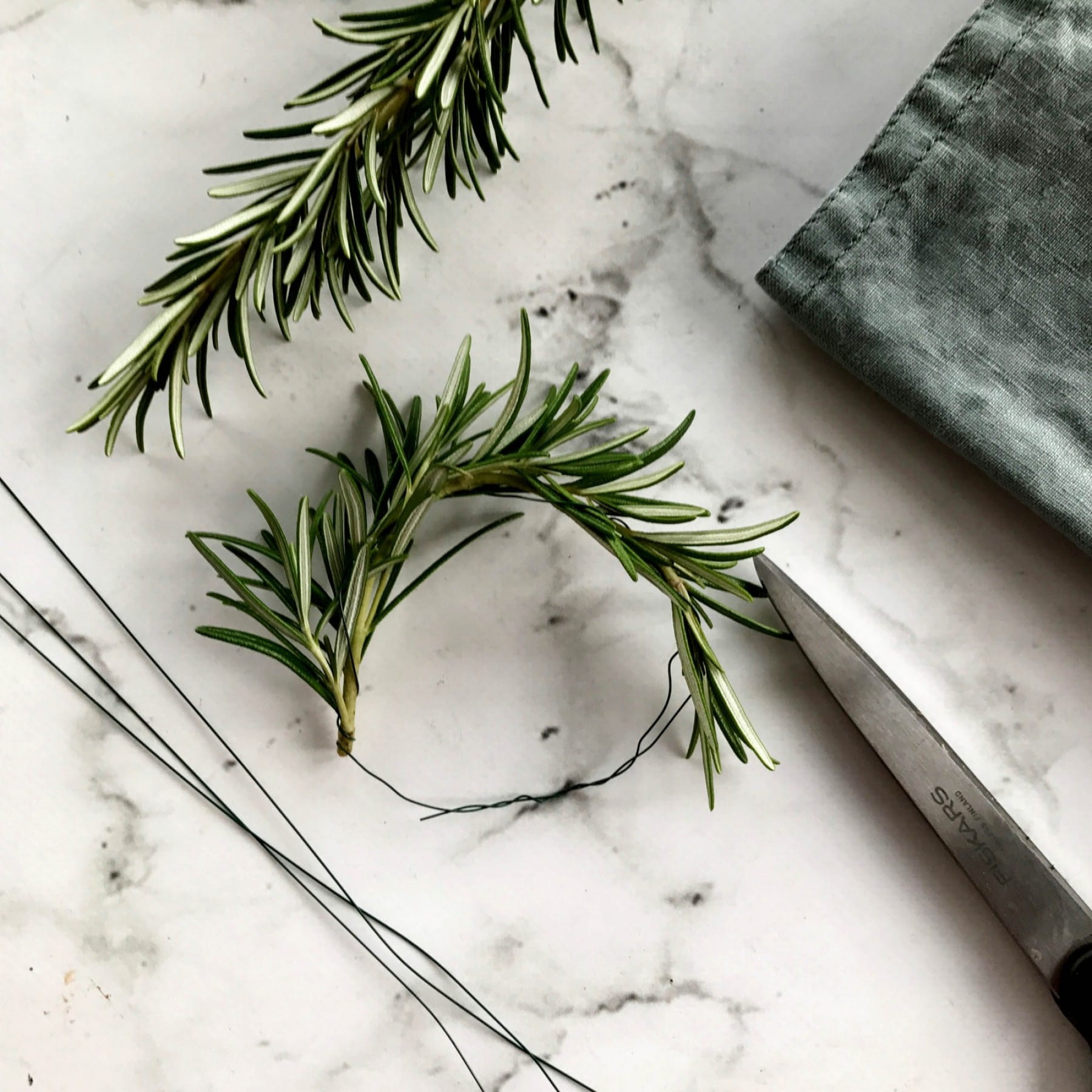 Rosemary Napkin Rings | Snapdragon Life